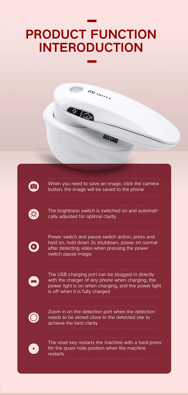 Wireless Digital Wifi Microscope Smart Hair Scalp Skin Analyzer Hair ...