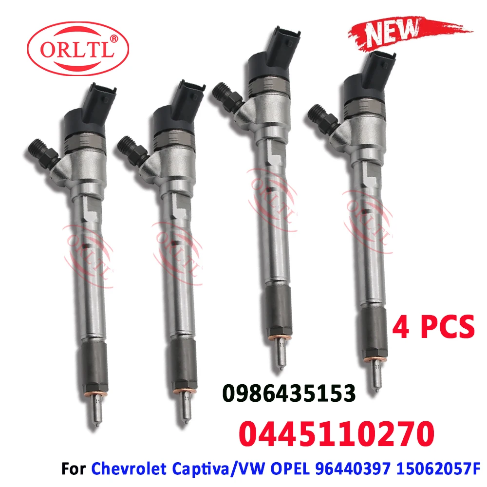 4-PCS-0445110270-New-0-445-110-270-Diesel-Fuel-Injector-0-986-435-153 ...