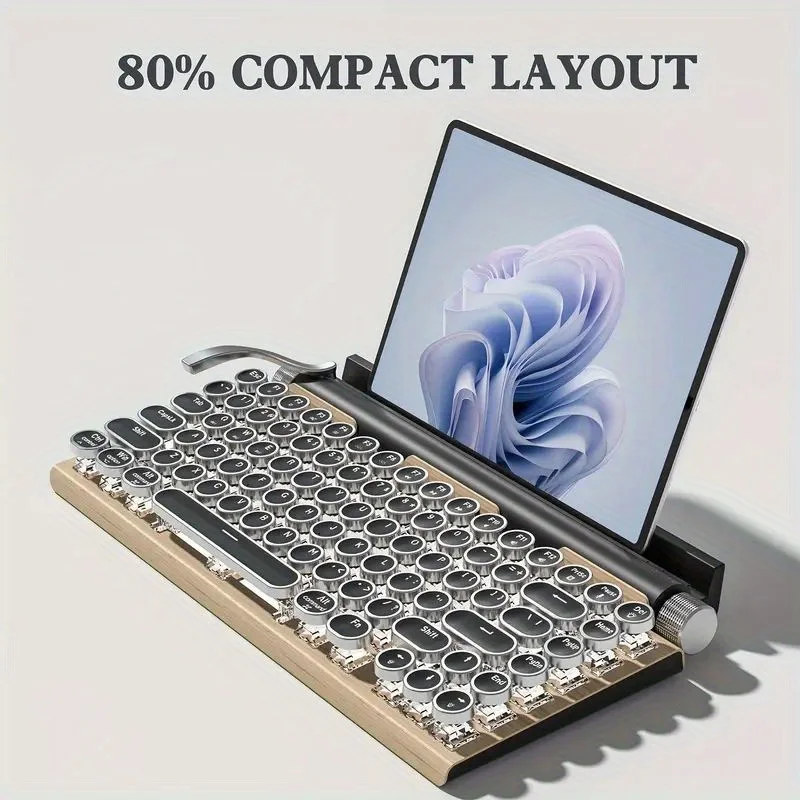 Wired-Wireless-Retro-Multi-Device-Mechanical-Typewriter-Compact-80 ...