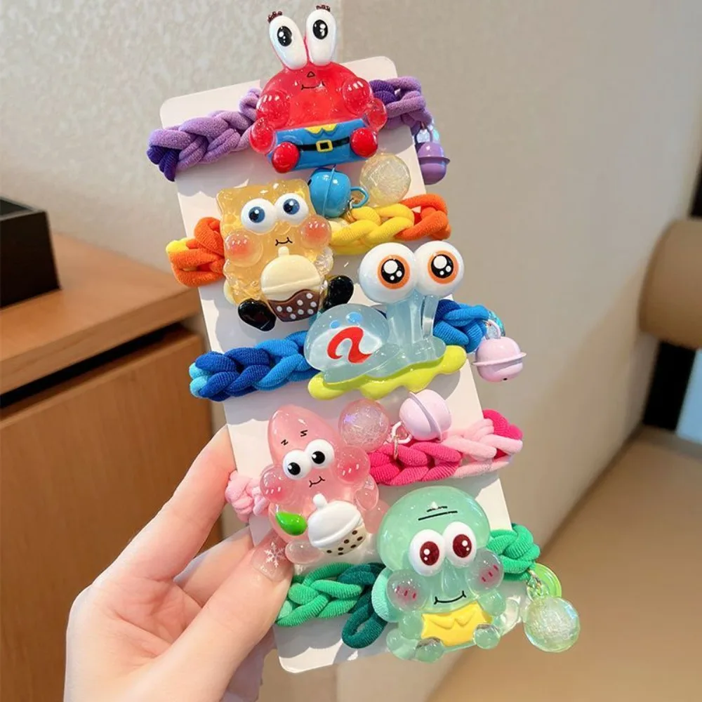 SpongeBob SquarePants Bold High Elasticity Girl Cartoon Meatballs Hair ...