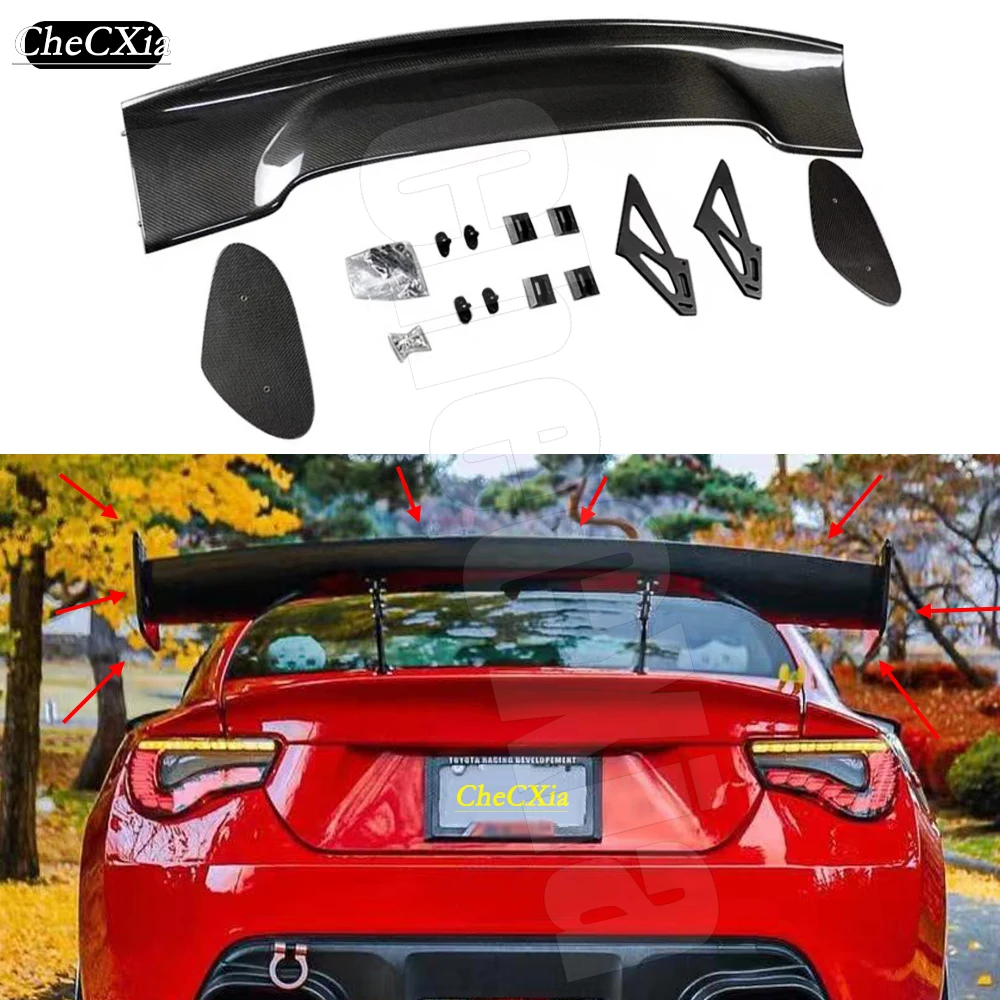 Spoiler-For-Toyota-GT-GR-86-Glossy-Black-Universal-Rear-Spoilers-Carbon ...