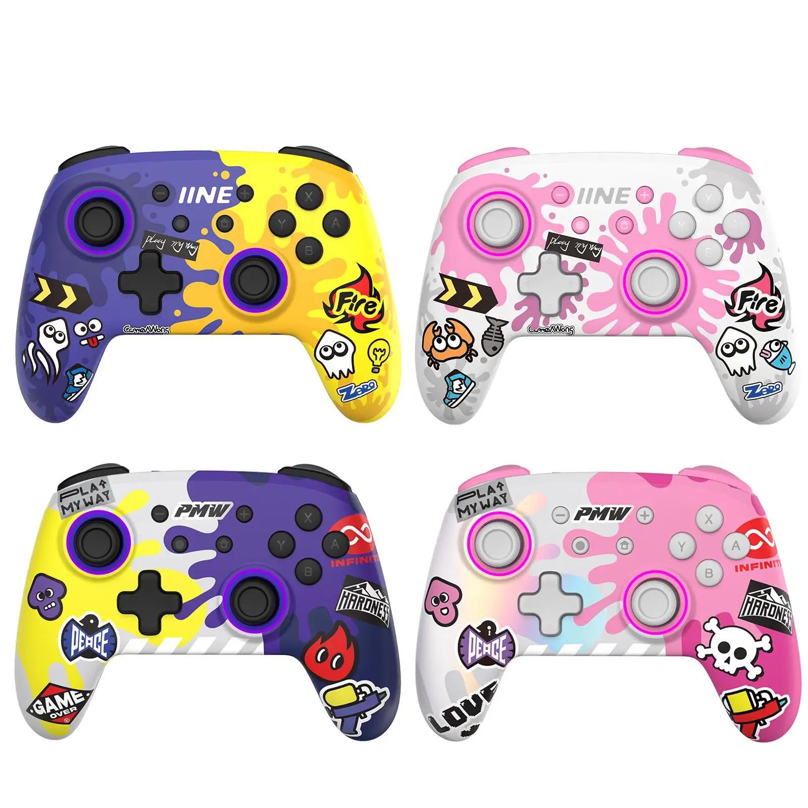 IINE-controlador-inal-mbrico-para-Switch-Lite-encendido-autom-tico-de ...