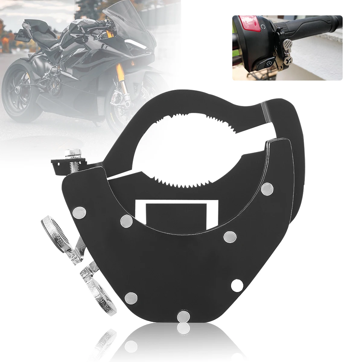 Universal Cruise Control Motorcycle Throttle Lock Assist Handlebar For ...