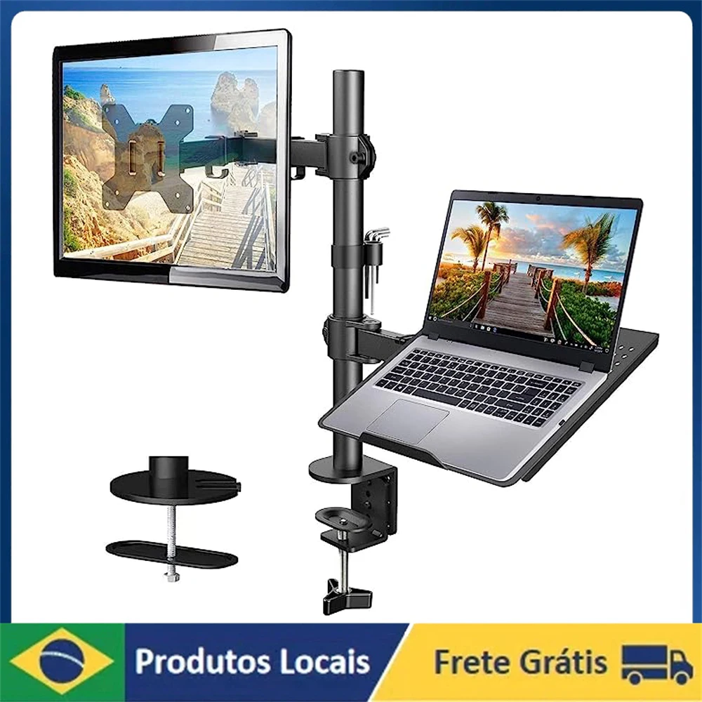 Suporte-para-notebook-com-tela-dupla-suporte-para-teclado-de-computador ...
