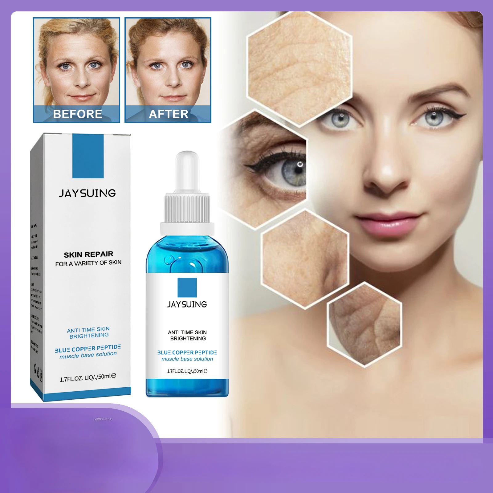 50ml-Blue-Copper-Peptide-Pre-Essence-Anti-Aging-Bright-White-Whitening ...