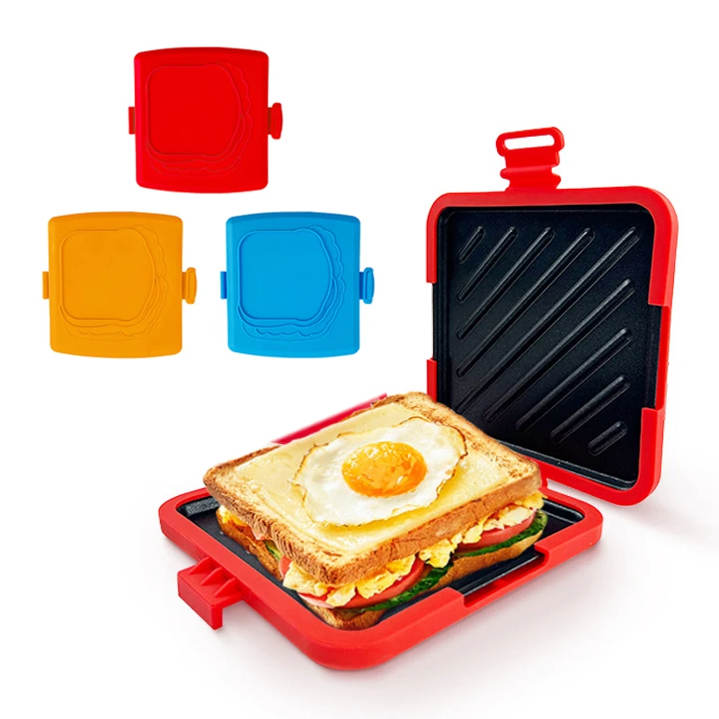 Detachable Sandwich Press - Microwave-Safe Sandwich Toaster Breakfast ...