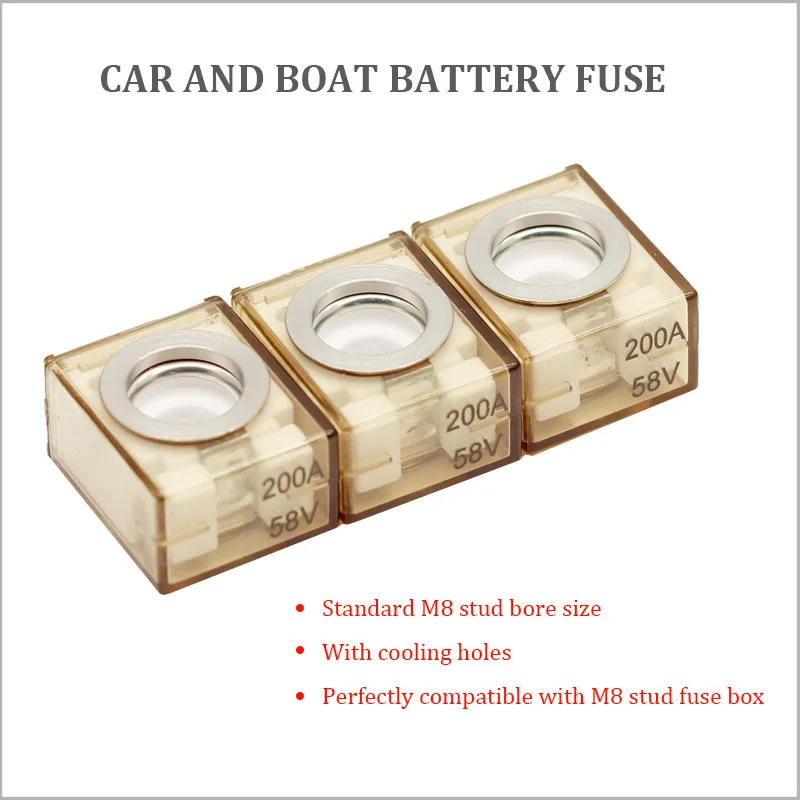 50A-100A-200A-300A-Car-Rated-Battery-Fuse-Compatible-Boat-Truck-RV-for ...