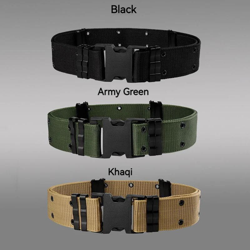 5.5CM Wide Army Belt Tactical Military Nylon Waist Belts Quick Release ...