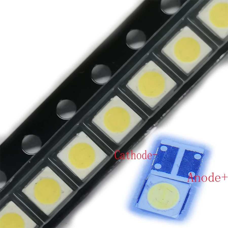 SMD LED 3030, 콜드 화이트 고전력, 렉스타 TV 백라이트 애플리케이션, 3.0x3.0mm, 3V, 1.8W ...
