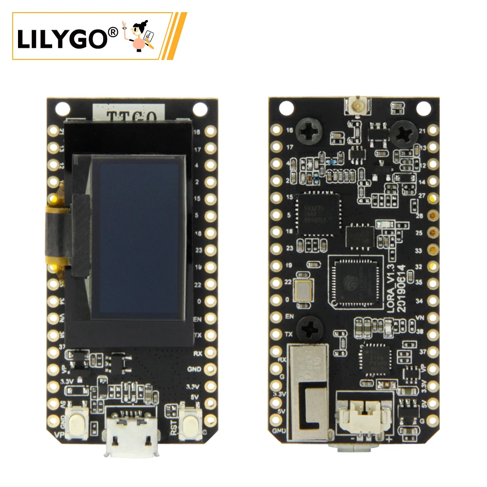 LILYGO® LoRa V1.3 ESP32 SX1276 868/915Mhz WIFI Wireless Bluetooth ...