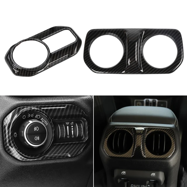 Jeep Wrangler Vent Trim Hoolcar Purple AC Vent Rings For Jeep Wrangler ...