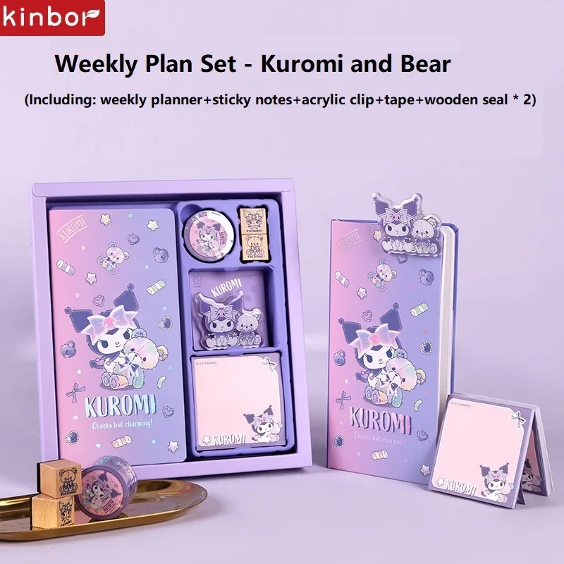 Kinbor-Gift-Set-Weekly-Plan-Weeks-Handbook-Agenda-Planner-Healing ...