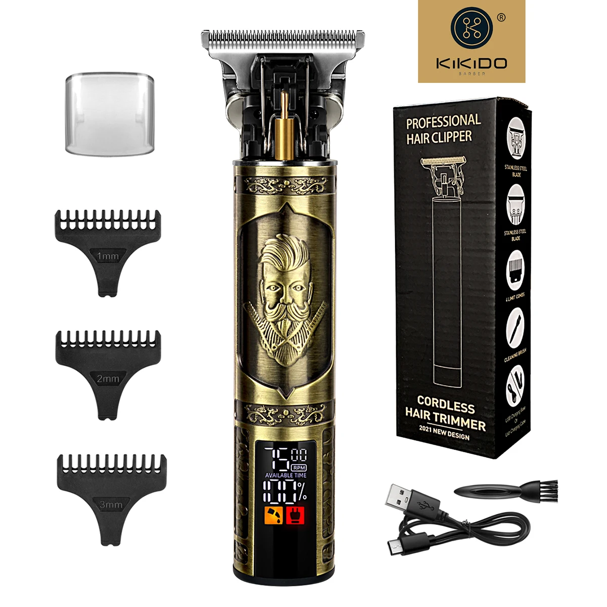 KIKIDO-Vintage-Electric-Hair-Cutting-Machine-Hair-Clipper-Professional ...