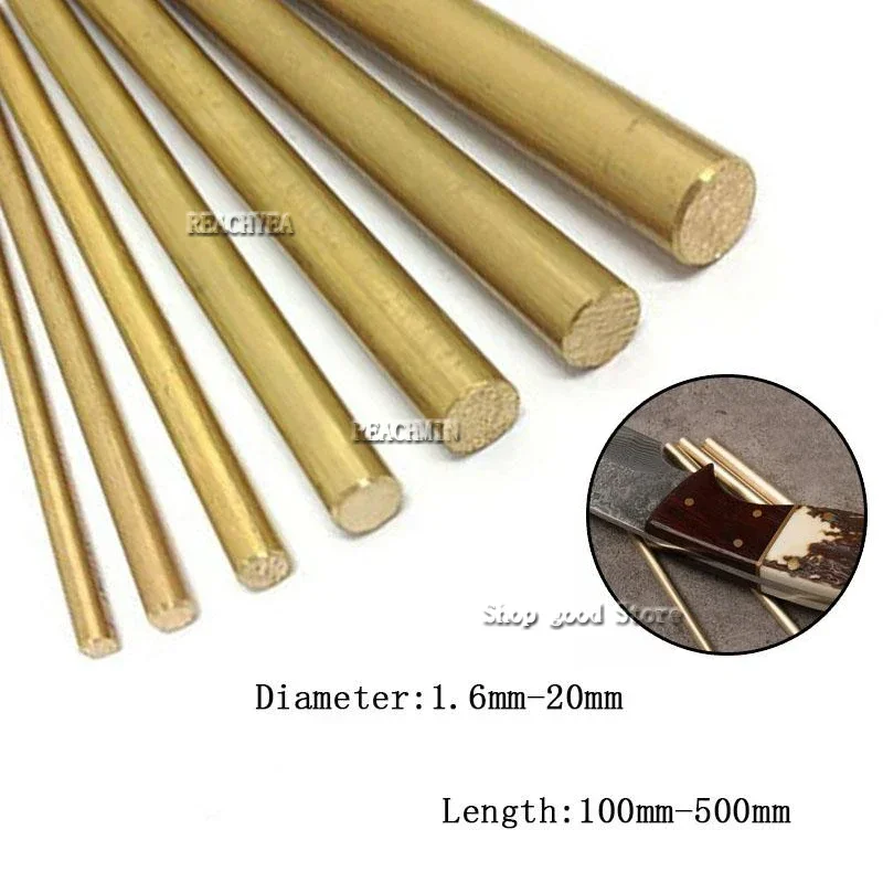 Diameter 1.6-20mm Length 100-500mm Hardware Brass Round Bar Rod For DIY ...