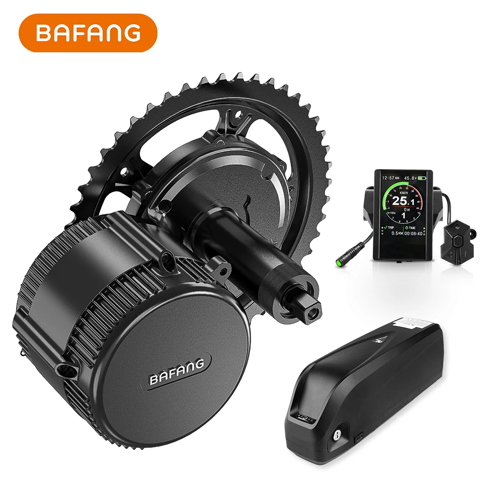 Bafang bbs02b 48v 750w e bike mid motor 20ah hailong downtube bateria ...
