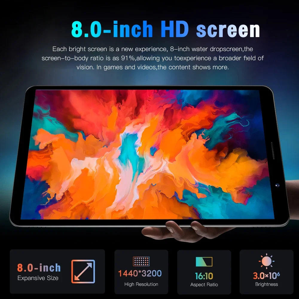Gobal Version New 11 Inch Tablet PC Android12 16GB RAM+1T ROM Tablet 5G ...