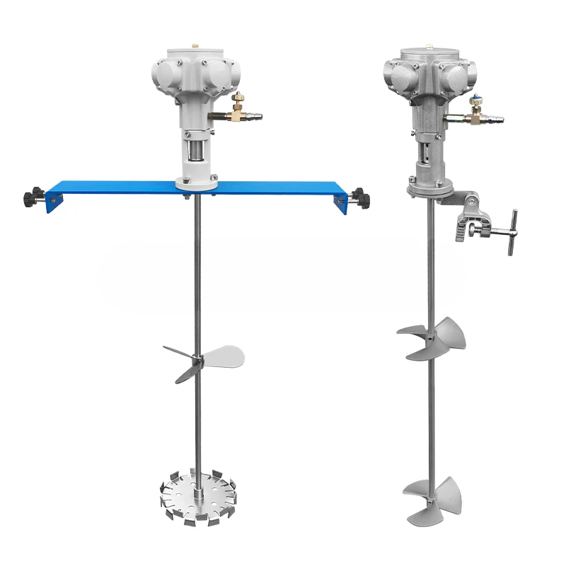 Pneumatic-Mixer-50-Gallon-High-Power-Industrial-Chemical-Horizontal ...