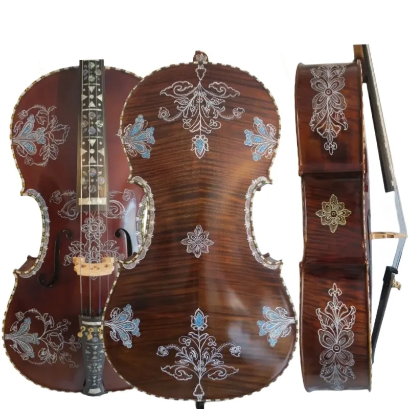 Deluxe-fancy-Norwegian-fiddle-cello-4-4-huge-and-powerful-sound-best ...