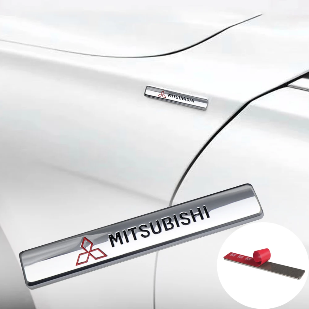 3D Metal Strip Sticker Car Body Decoration Sticker For Mitsubishi ...