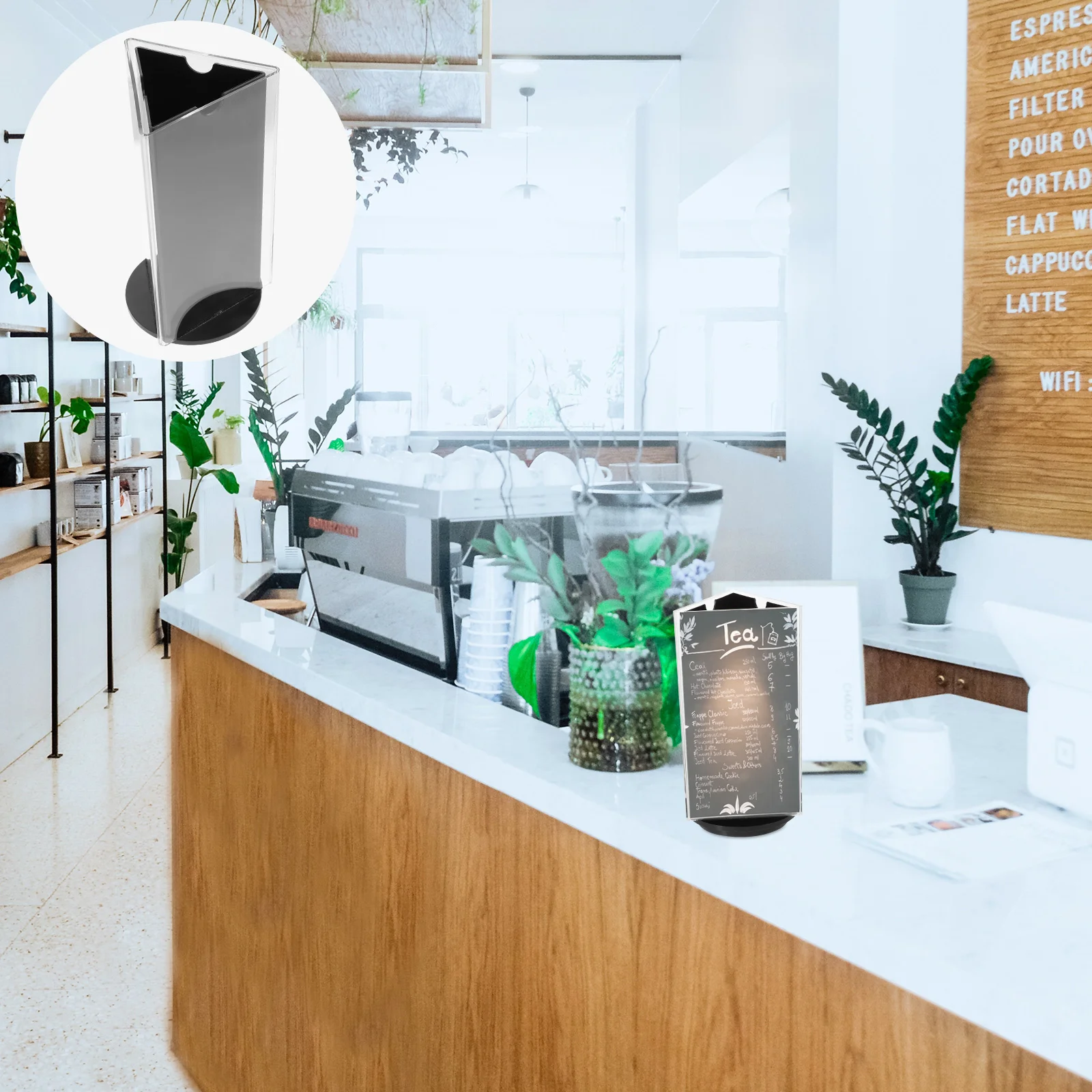 Acrylic-Sign-Holder-Tabletop-Restaurant-Menu-Price-Tag-Display-Stand ...