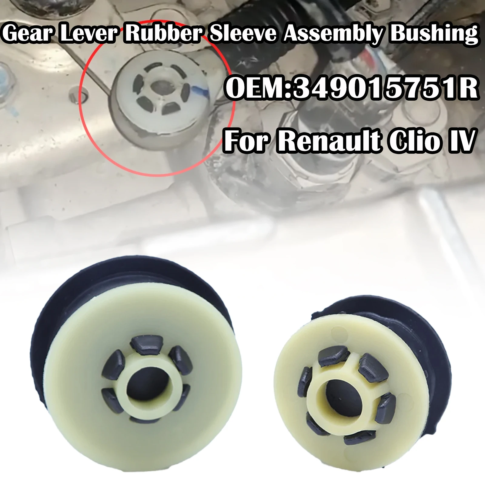 For-Renault-Clio-IV-Lutecia-Gear-Lever-Rubber-Sleeve-Assembly-Bushing ...