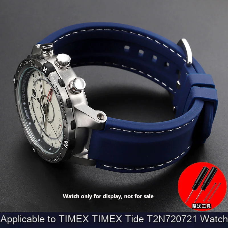 Watch strap for TIMEX Tidal Compass series T2N721 T2N720 sports ...