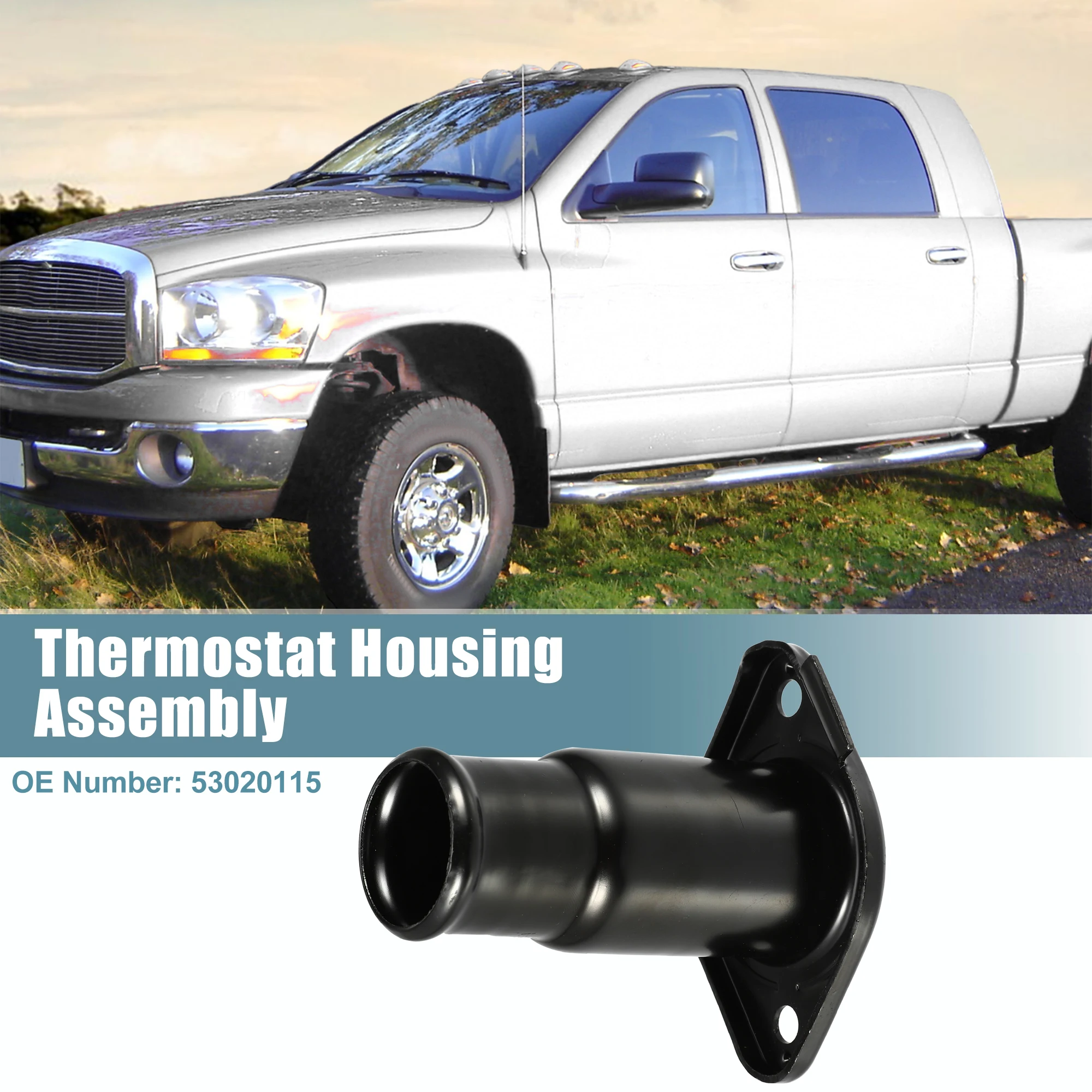 X-Autohaux-Car-Engine-Coolant-Thermostat-Housing-Assembly-53020115-for ...