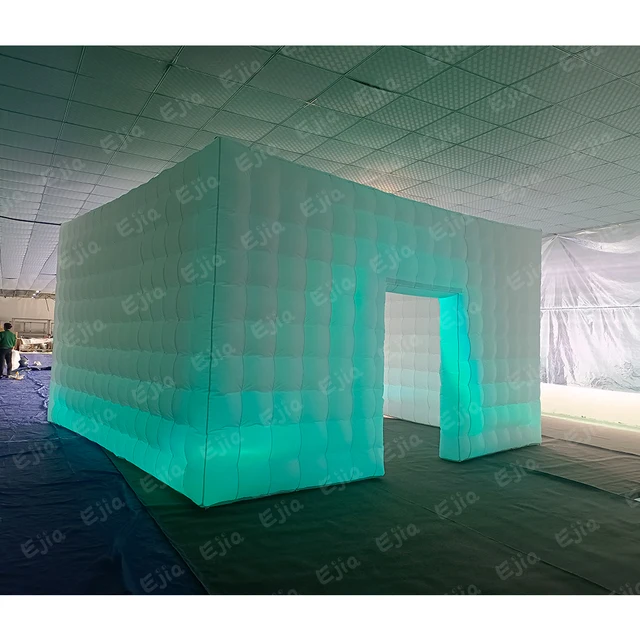 Large LED Inflatable Marquee Inflatable Air Cube Tent House with ...