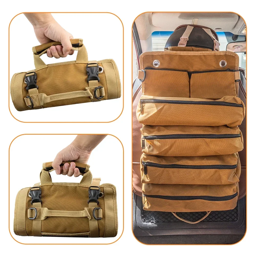 Professional-Multi-Purpose-Tool-Bag-High-Quality-Canvas-Roll-Organizer ...
