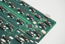 Keebox Y & R6095 60% 레이아웃 핫 스왑 PCB Flex Cut PCB 지원 GH60 레이아웃 핫 스왑 PCB