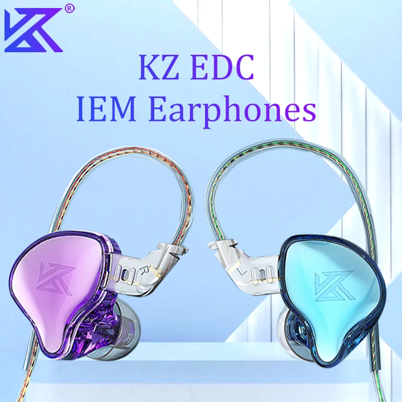 KZ-EDC-IEM-Earphones-Dynamic-Driver-in-Ear-Wired-Noise-Isolating-Sport ...