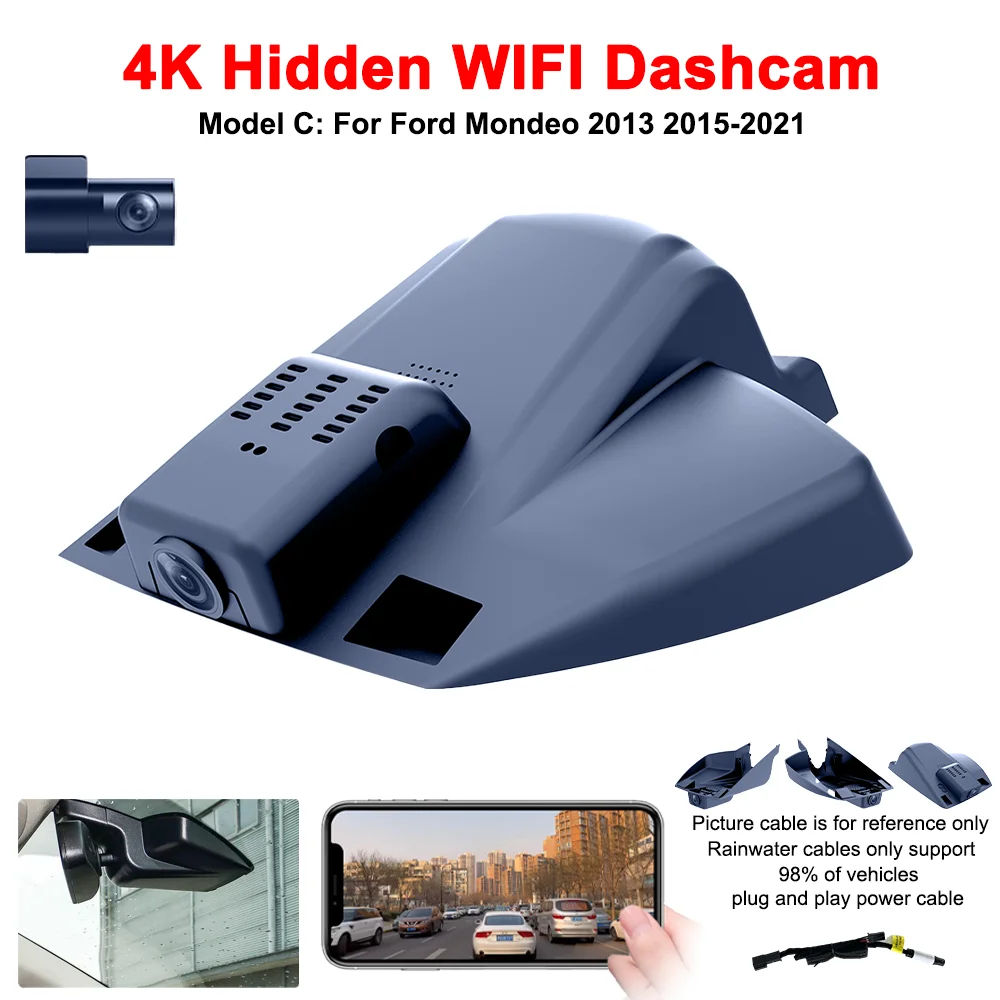 For-Ford-Mondeo-2013-2021-Front-and-Rear-4K-Dash-Cam-for-Car-Camera ...