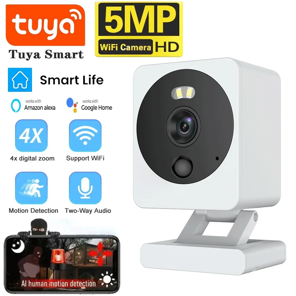 Tuya-Smart-Mini-WiFi-Camera-5MP-Indoor-Wireless-4X-Zoom-Home-Security ...