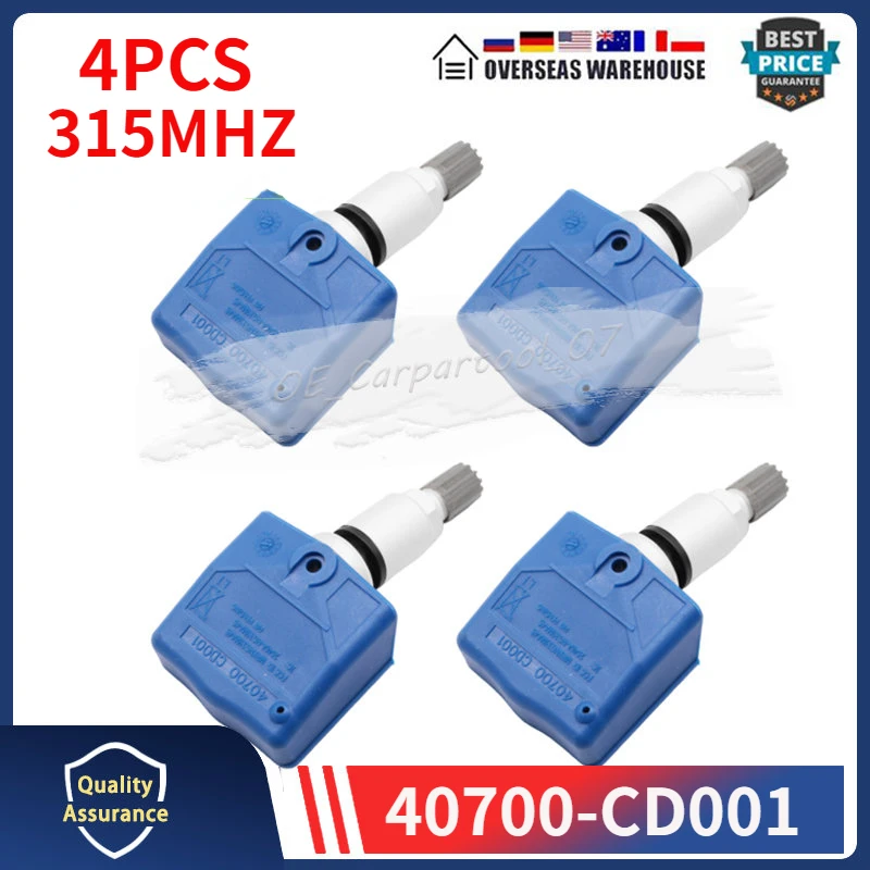 40700-CD001-40700-CD000-Car-Tire-Pressure-Monitoring-Sensor-4PCS-For ...