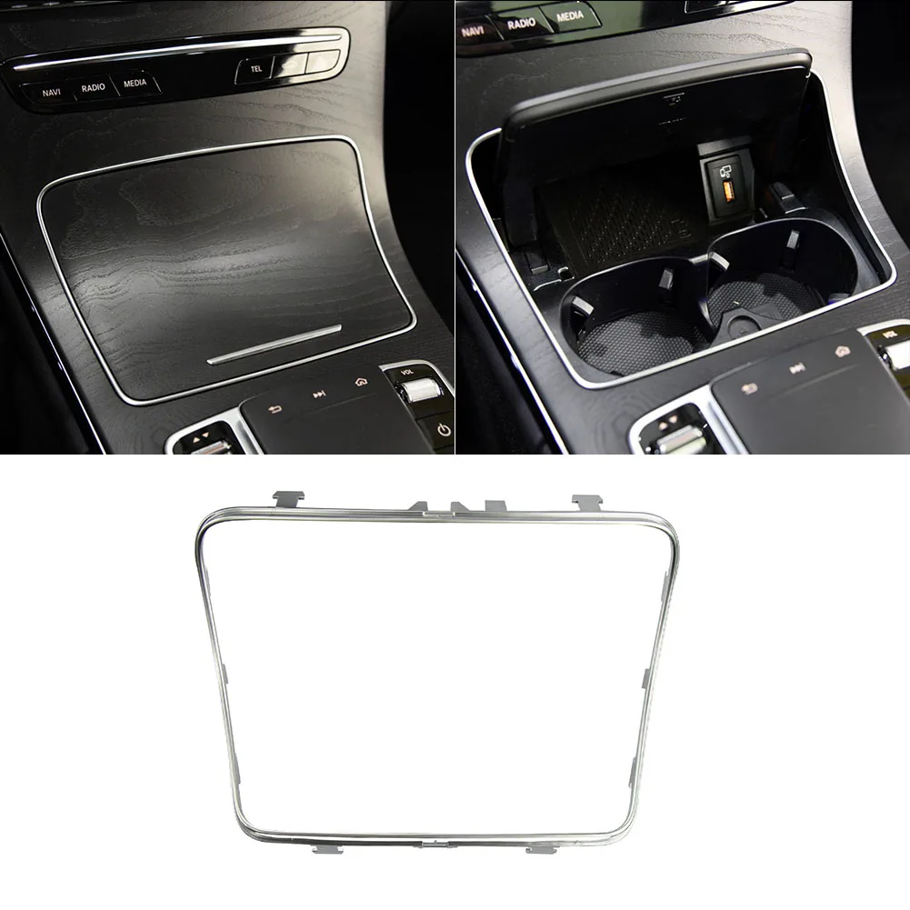 Console-Center-Ashtray-Cup-Holder-Strip-Trim-Parts-Personal-Chrome ...