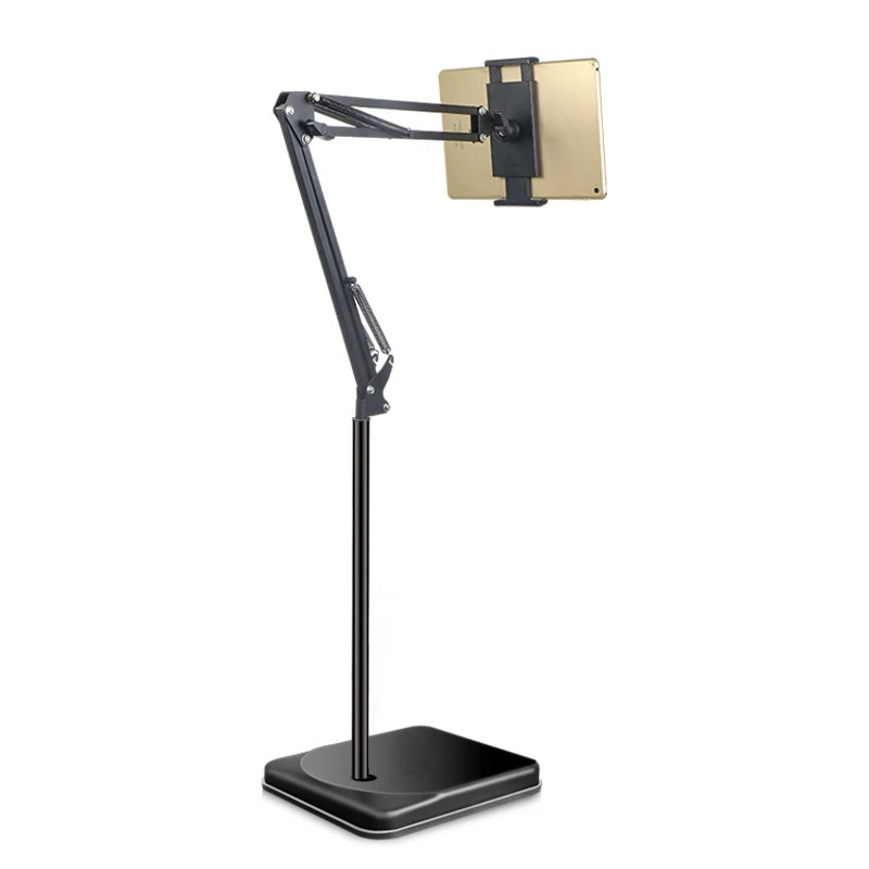 New Liftable Foldable Long Arm Floor Tablet Phone Stand Holder Support ...