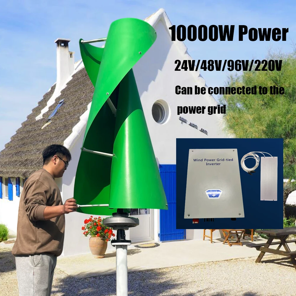 10kW-Windkraft-generator-vertikale-Achse-permanente-Magnets-chwebebahn ...
