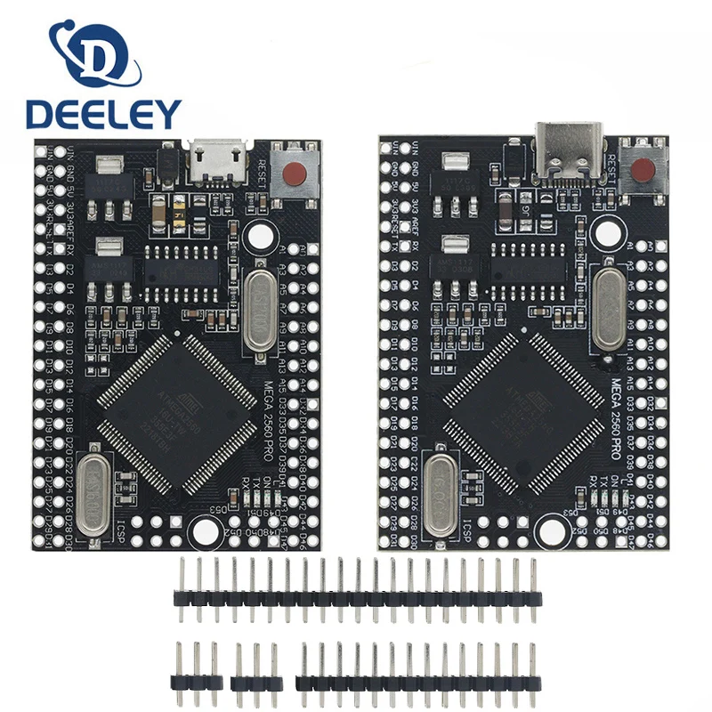 Mega-2560-PRO-MINI-5V-Embed-CH340G-ATmega2560-16AU-with-male-pinheaders ...