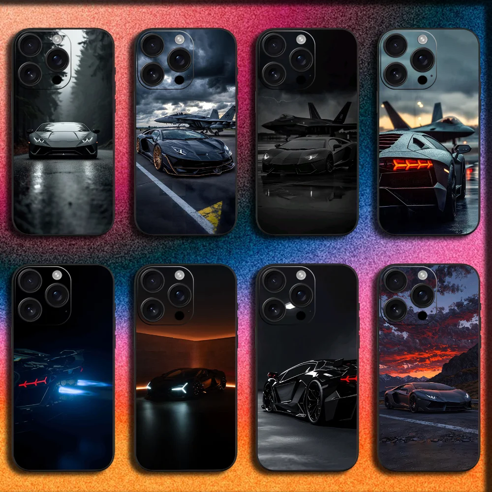 Sport Car L-Lamborghinis Phone Case For iPhone 16,15,14,13,12,11,Pro,XS ...