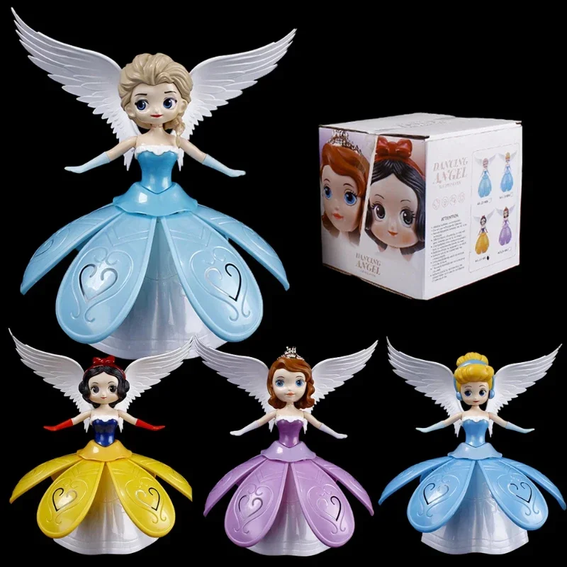 Disney-Frozen-Ice-Princess-Electric-Rotation-Dancing-Toys-Elsa-Anna ...