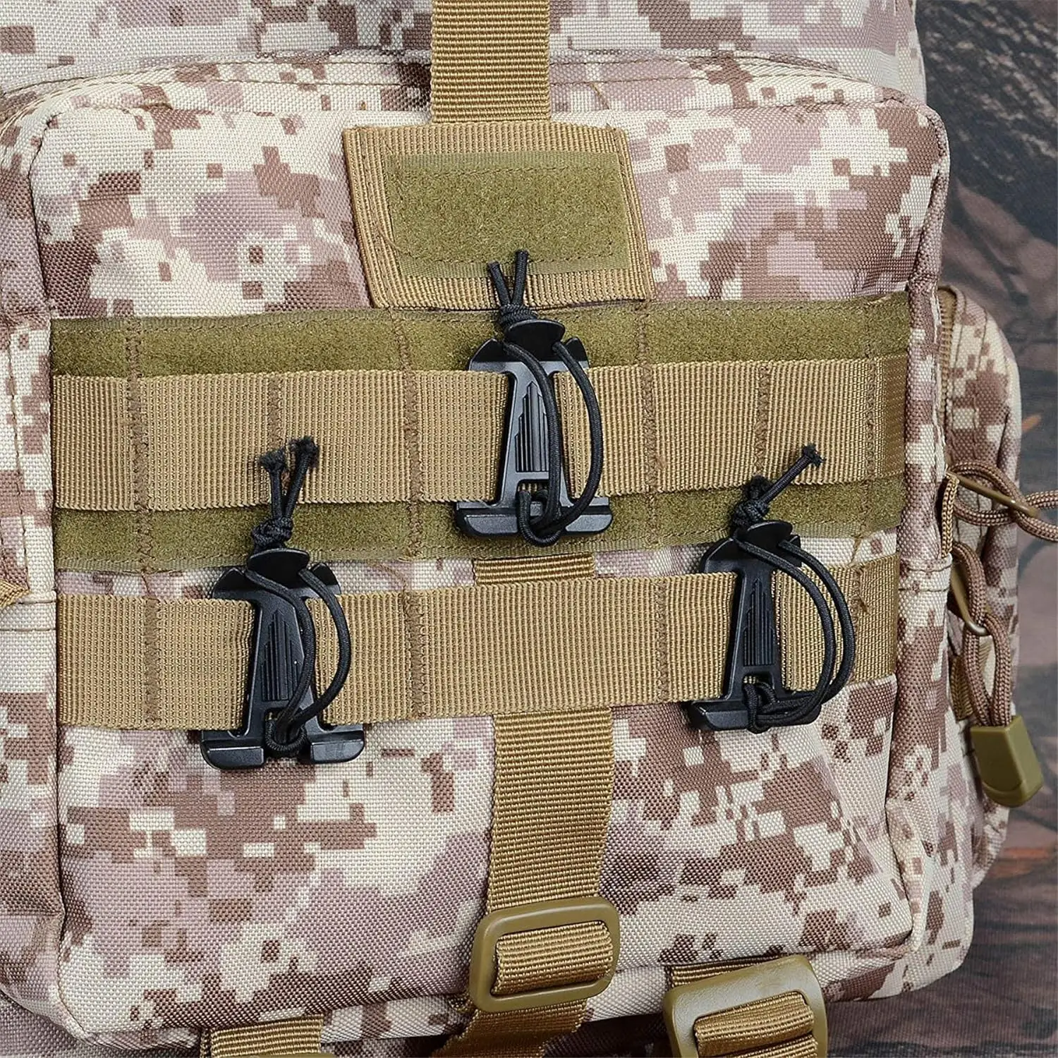 Molle Attachment Clips for Outdoor Gear Management | Camping Gear ...