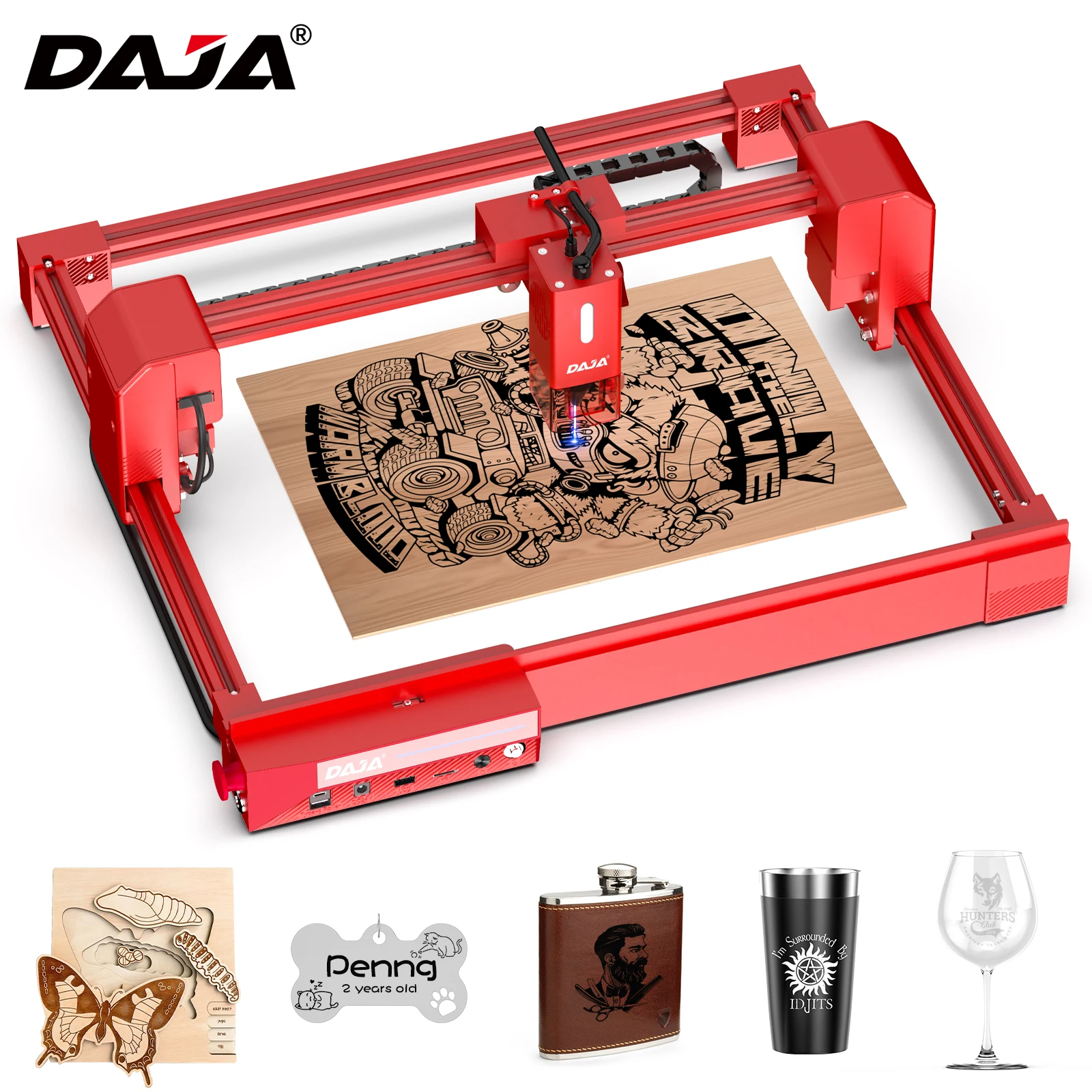 DAJA-A6-Laser-Engraver-CNC-Business-Portable-Fast-Engraving-Stainless ...