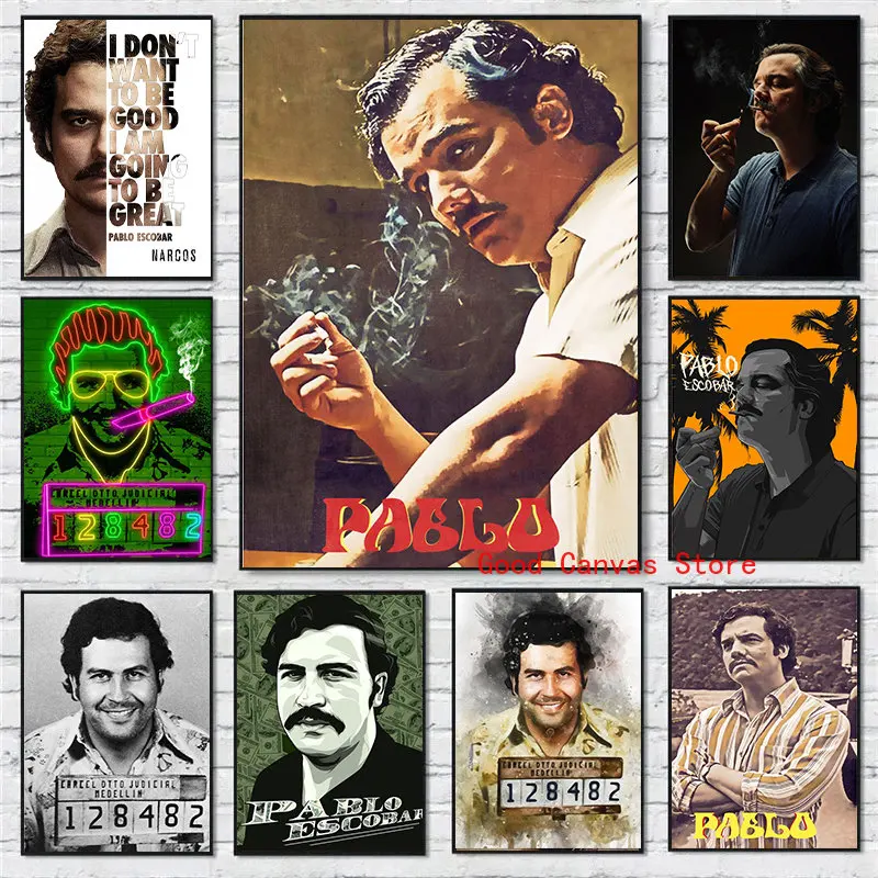 Senhor-pablo-escobar-narcos-mugshot-cartazes-colombiano-droga-gangster ...