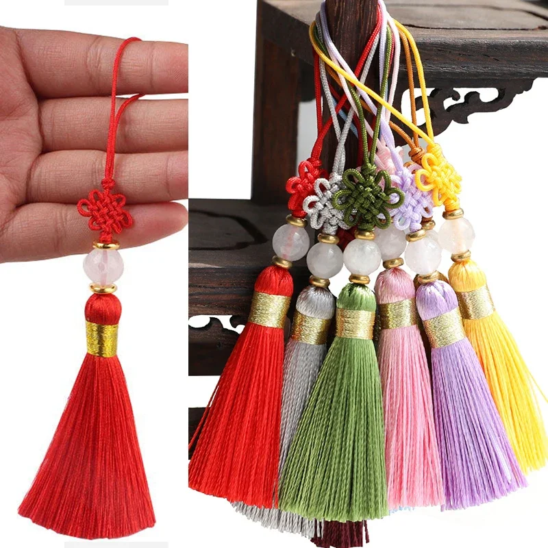 5pcs-lot-Jade-Beads-Tassel-Chinese-Knot-Silk-Tassels-DIY-Crafts-Gift ...