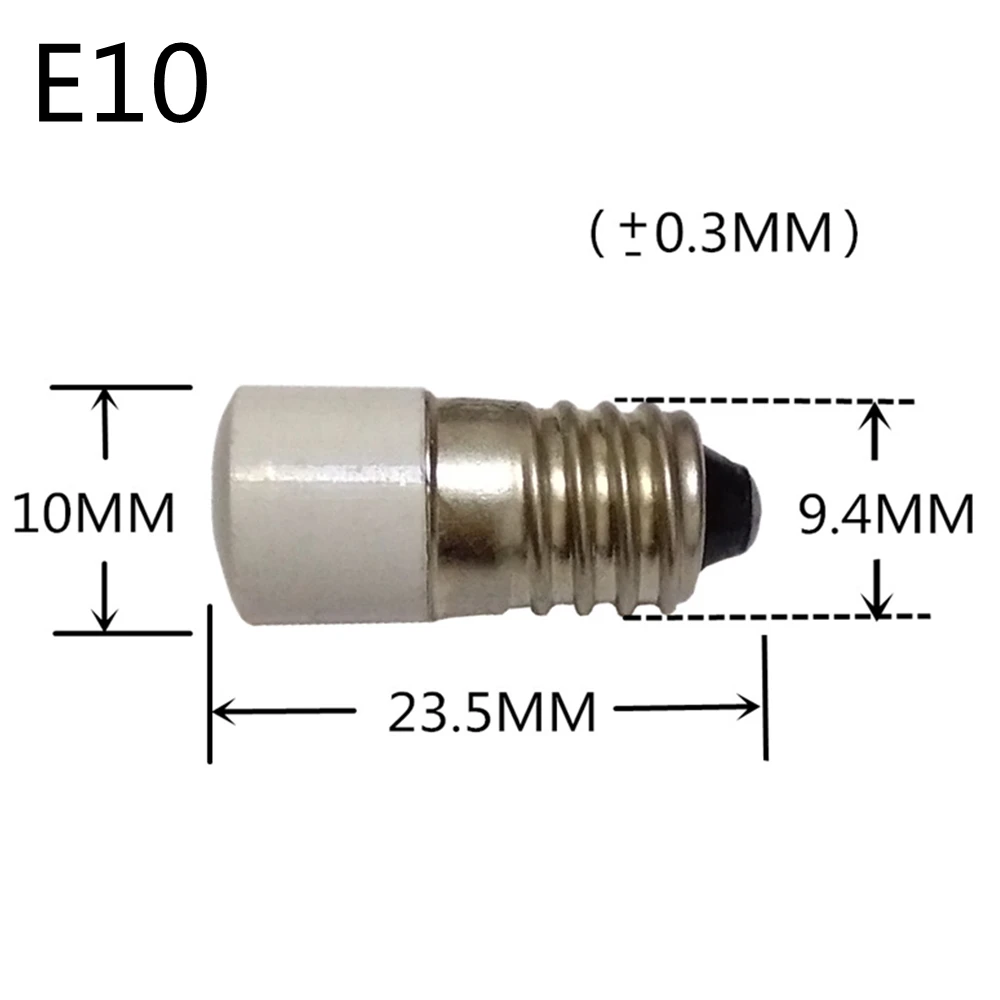 5pcs E10 indicator bulb Switch electrical bulb E10 instrument bulb E10 ...