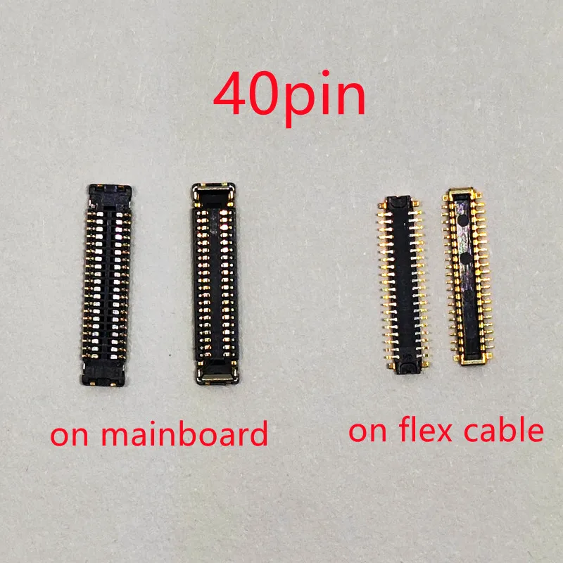 10Pcs-40pin-LCD-Display-FPC-Connector-On-Board-Screen-Flex-Plug-Port ...