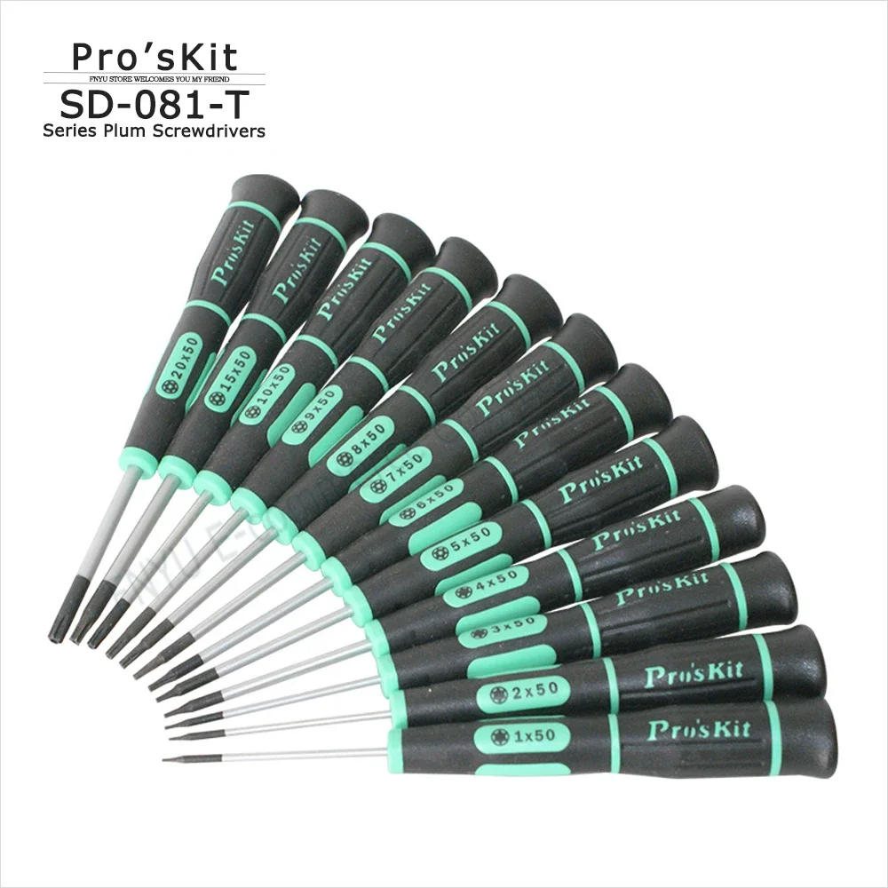 Pro-skit-SD-081-T-series-plum-screwdrivers-pattern-type-precision-star ...