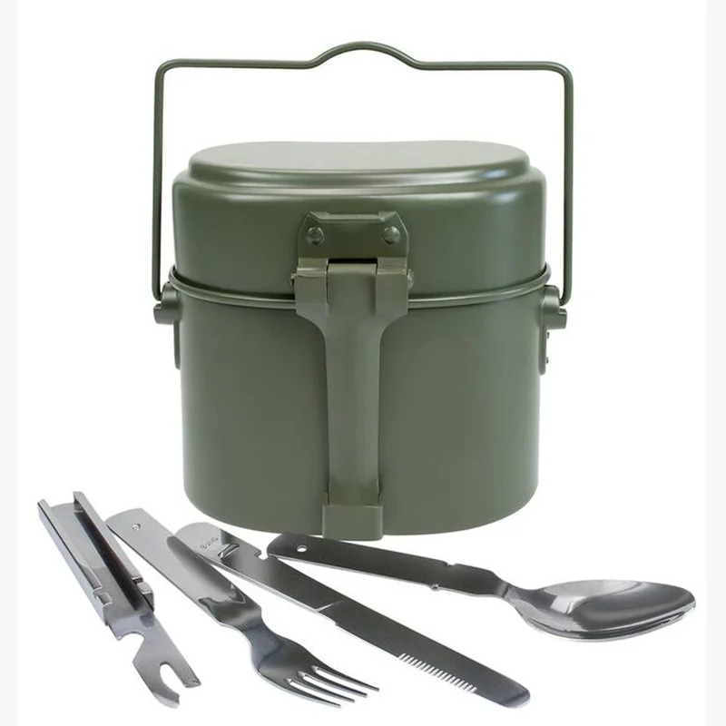 Classic Lunch Box Three-in-one Portable Lunch Box Outdoor Camping ...