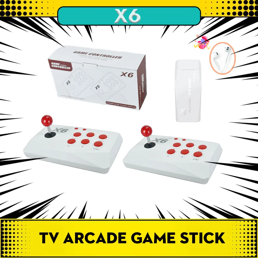X6-Arcade-Game-Stick-Console-HD-TV-Game-Double-Joystick-Built-in-20000 ...