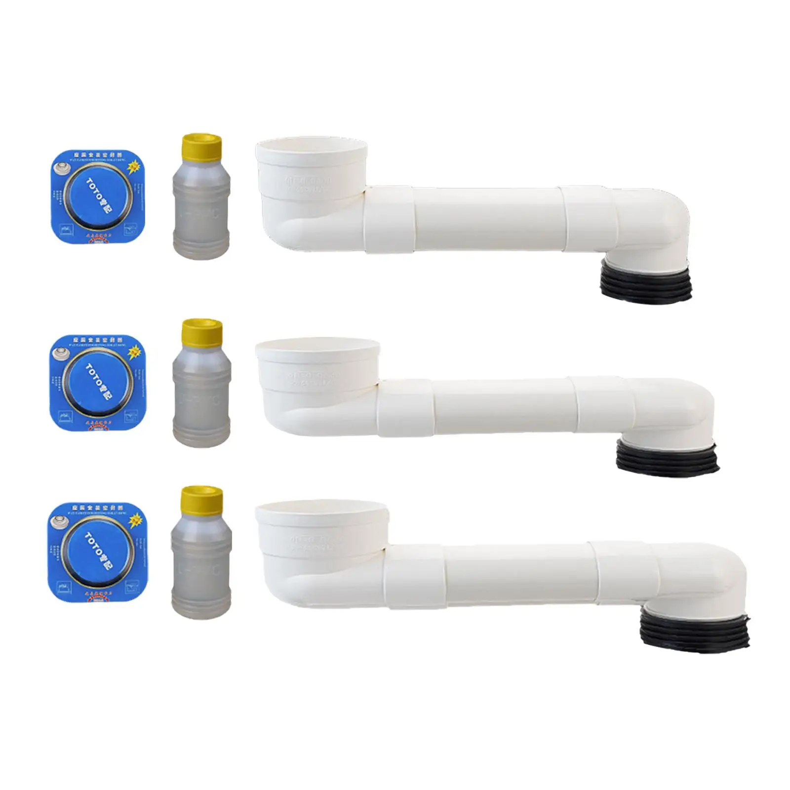 Offset-Toilet-Flange-Repair-Adapter-Flexible-for-Plumbing-Drainage ...